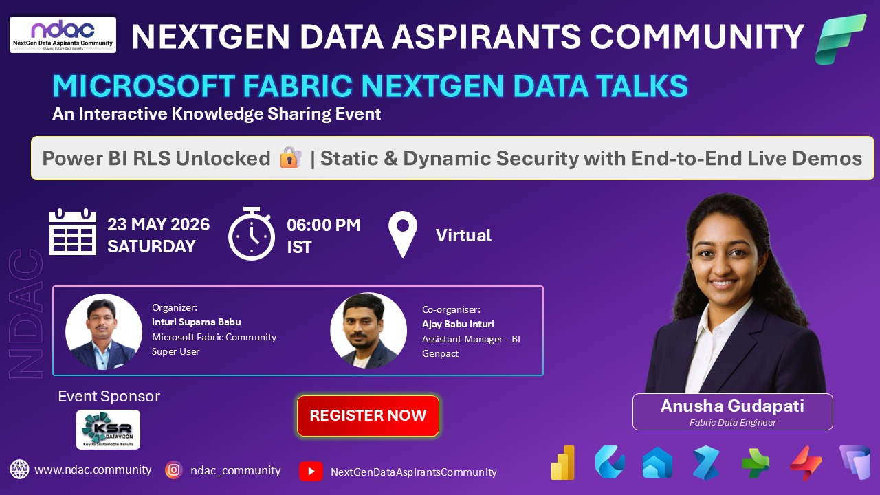 NDAC - NextGen Data Aspirants Community